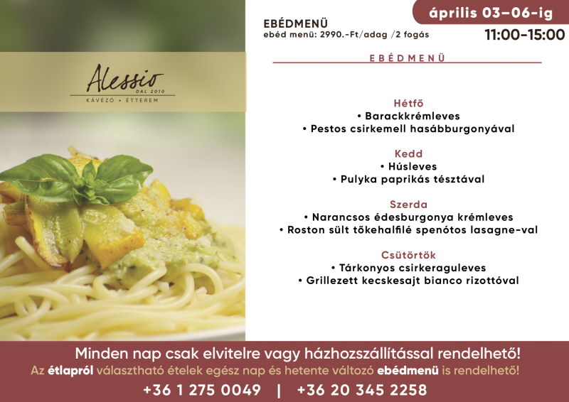 Cafe Alessio - Olasz étterem és kávézó